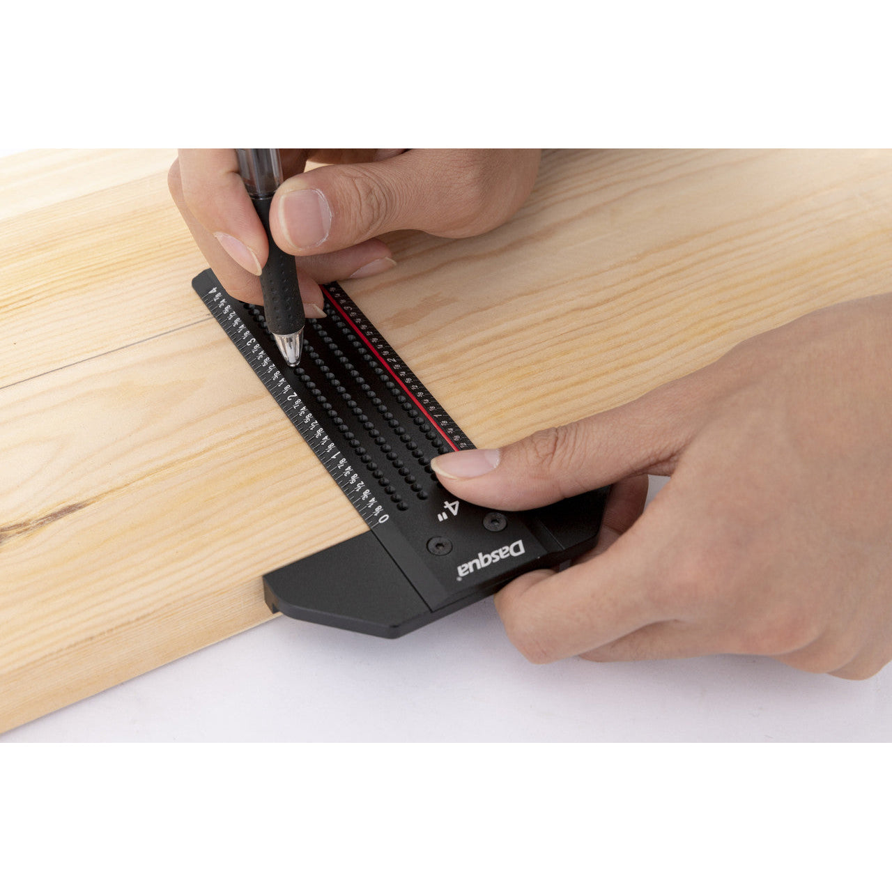 Buy 4" T Shaped Ruler With Marked Holes at Busy Bee Tools