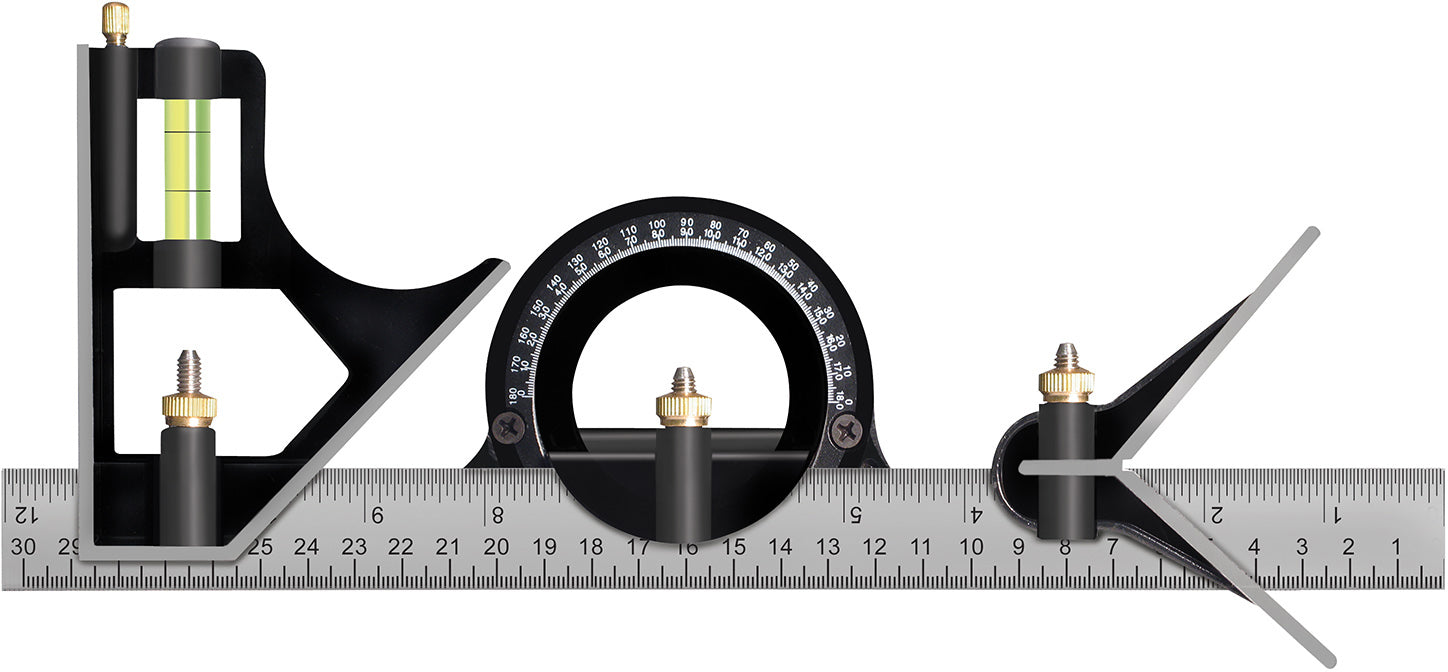 Buy 12" Combination Square With Protractor at Busy Bee Tools