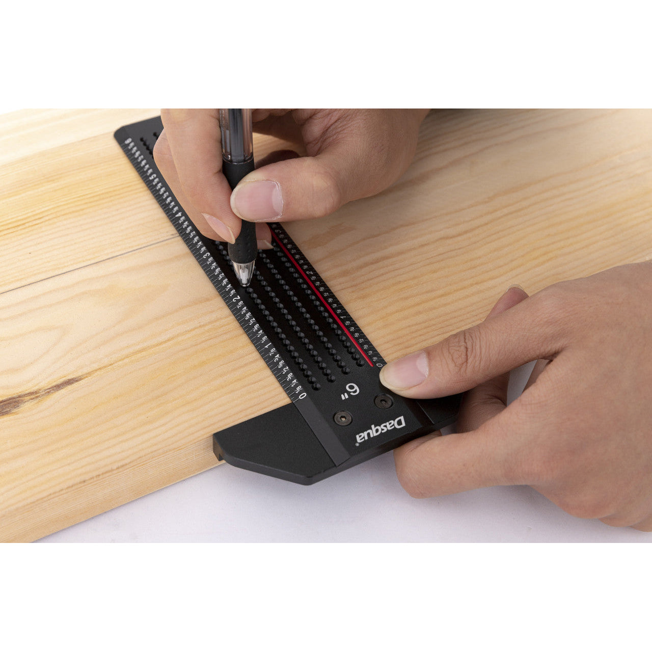 Buy 6" T Shaped Ruler With Marked Holes at Busy Bee Tools