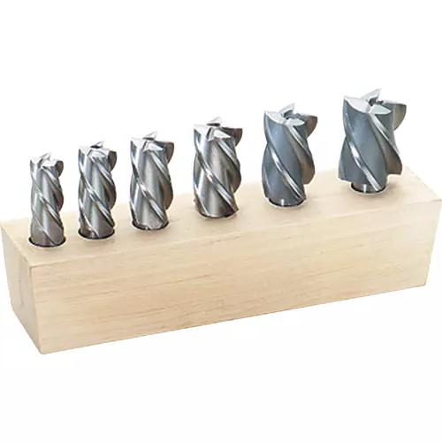 Buy End Mill Set 4 Flute 6pc at Busy Bee Tools