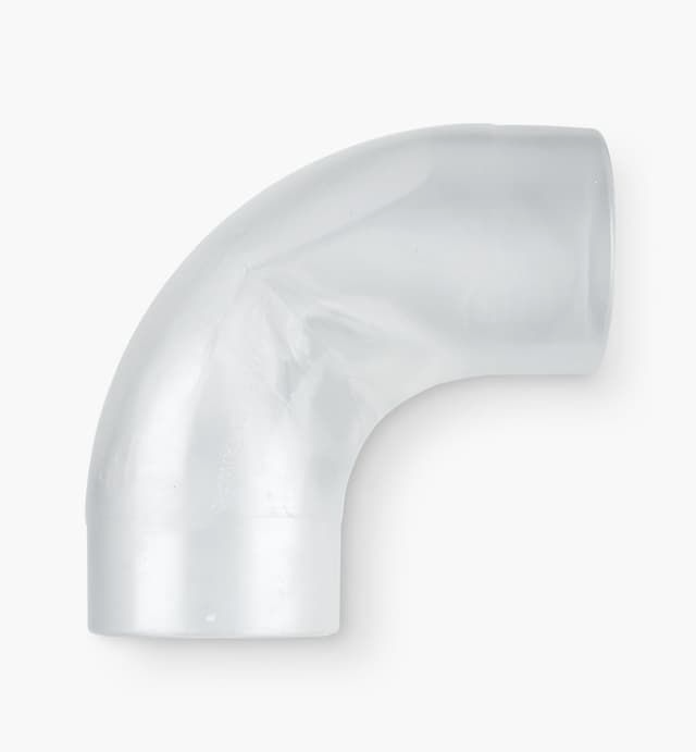 Buy 2.5" Elbow For Dust Collection Clear at Busy Bee Tools
