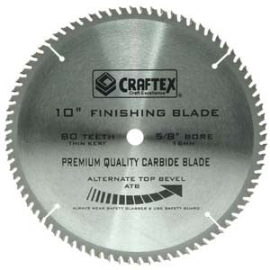 Buy Saw Blade 10" X 80t Atb Craftex at Busy Bee Tools