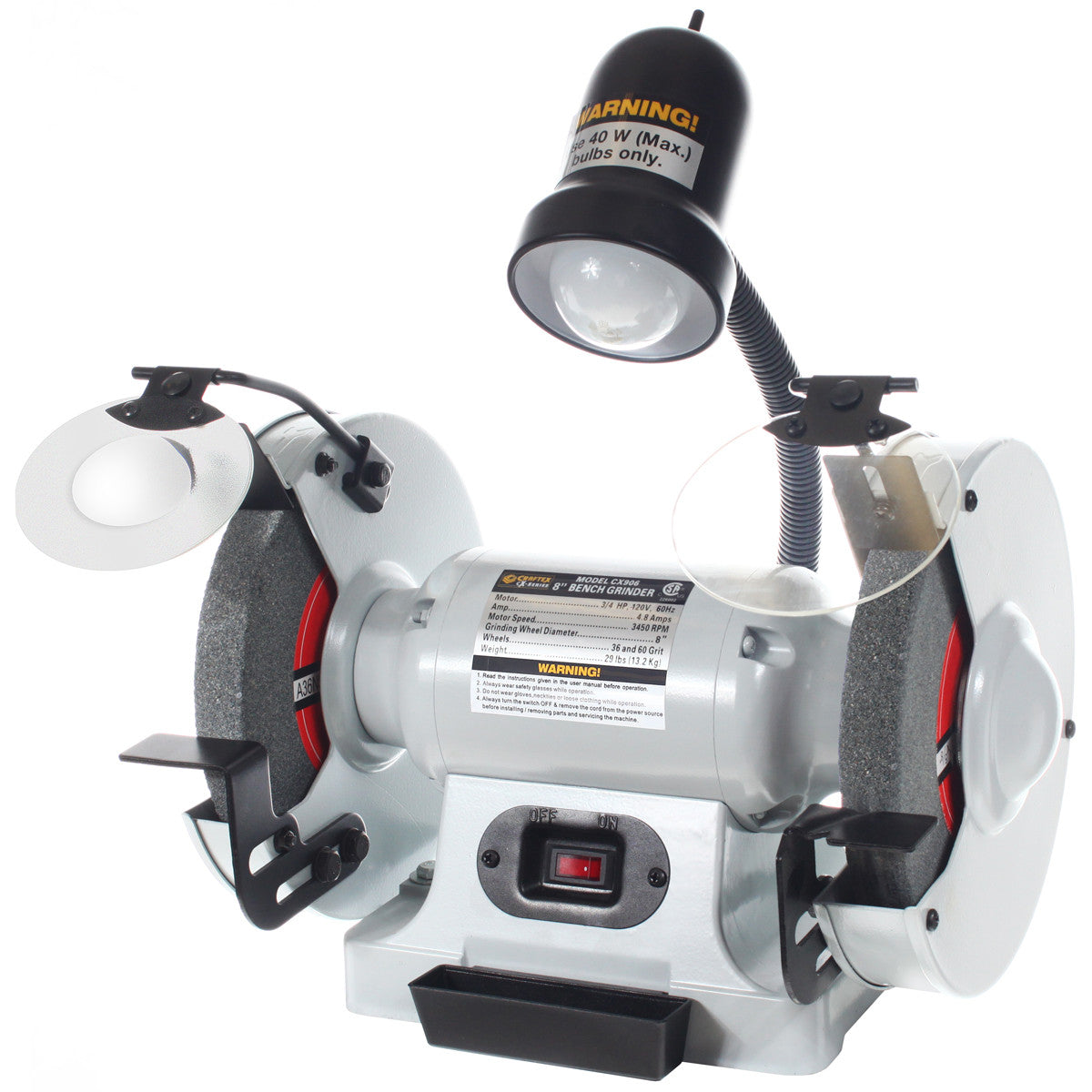 Buy 8" Bench Grinder With Light at Busy Bee Tools