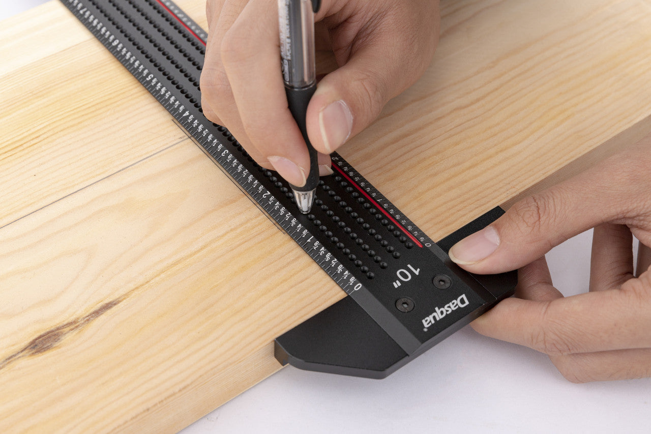 Buy 10" T Shaped Ruler With Marked Holes at Busy Bee Tools