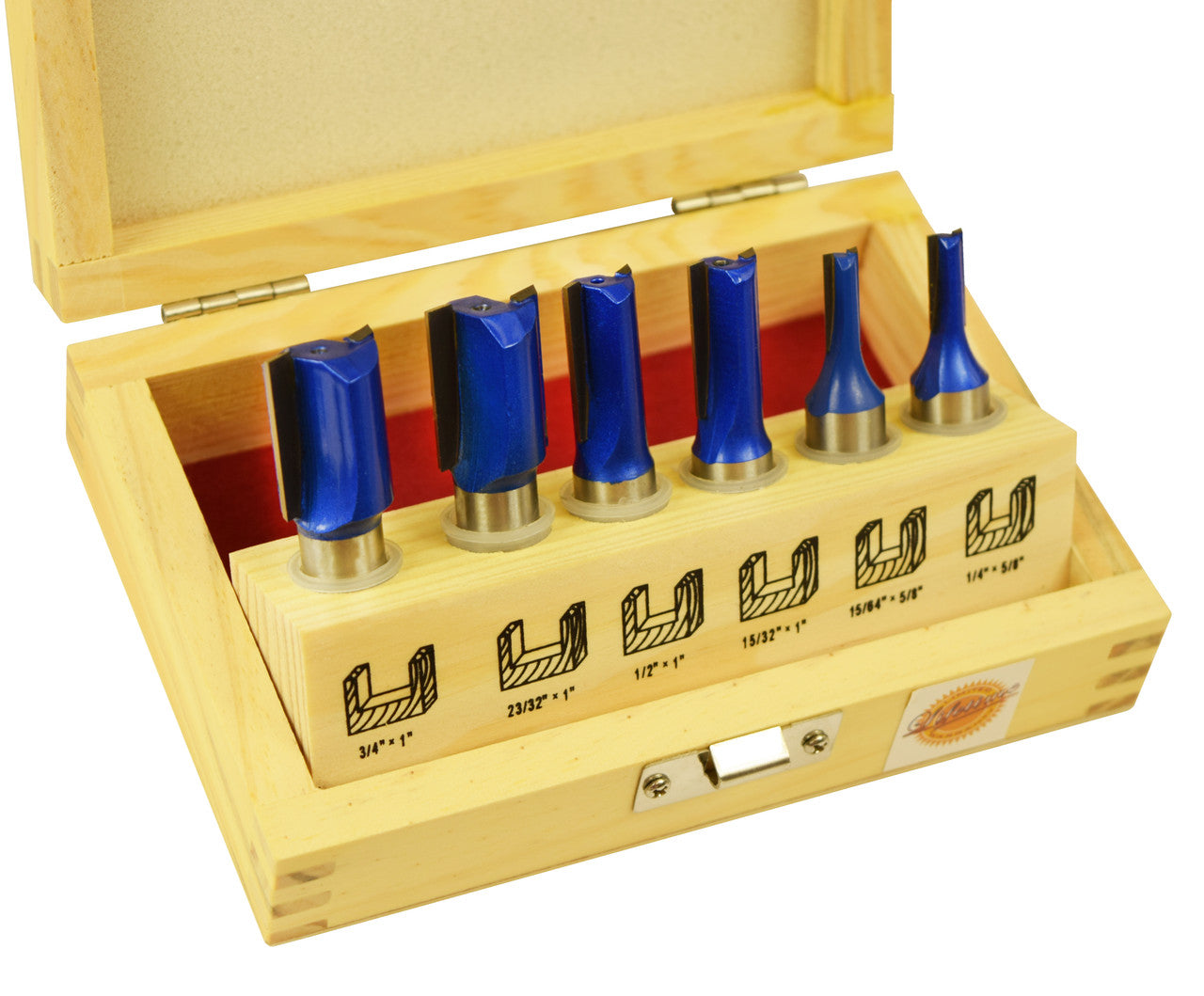 Buy 6pc Dado Bit Router Bit Set 1/2" Shank at Busy Bee Tools